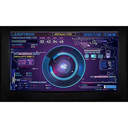 Lamptron HM070 V2 Portable Hardware Monitoring Display for - Want It All
