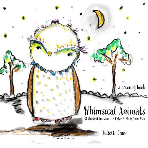 Amazon.com: Whimsical Animals Coloring Book: 34 Original Drawings to ...