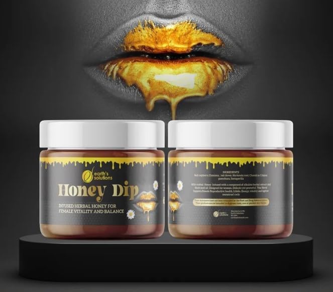 Amazon.com: Earth's Solutions Honey Dip - Natural Supplement for ...