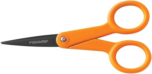 Amazon.com: Fiskars 99947097J 5-Inch Non-stick Blade coated Scissors