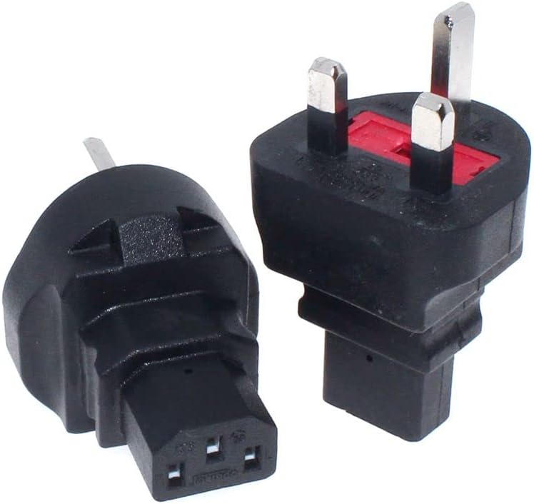 Amazon.com: UK BS1363 to C13 Power Adapter,Toptekits Britain England UK ...