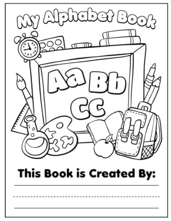 Alphabet Coloring Learning Pages: J, Alyssa: 9798313858890: Amazon.com ...