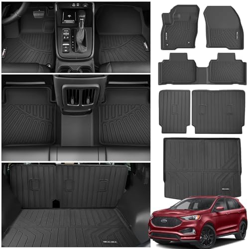 Amazon.com: Floor Mats & Cargo Liner with Backrest Mats for 2015 2016 ...