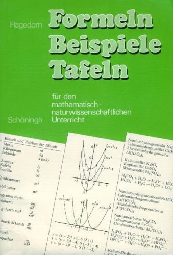 Formeln - Beispiele - Tafeln: Für den mathematisch ...