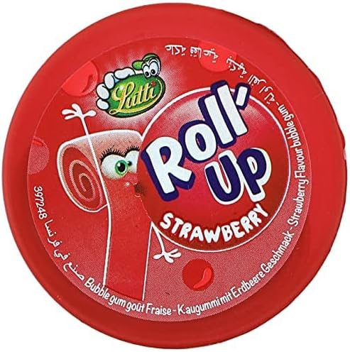 Lutti Roll'Up Fraise 29g : Amazon.fr: Epicerie