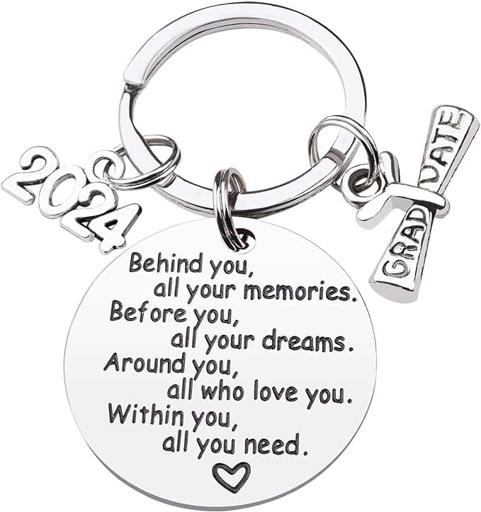 Amazon.com: FY Graduation Keychain Graduation Gift for Girls Boys ...