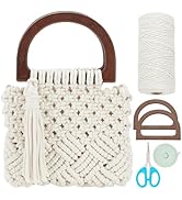 Amazon.com: WEBEEDY Macrame Bag DIY Kit Bohemian Shoulder Bag Macrame ...