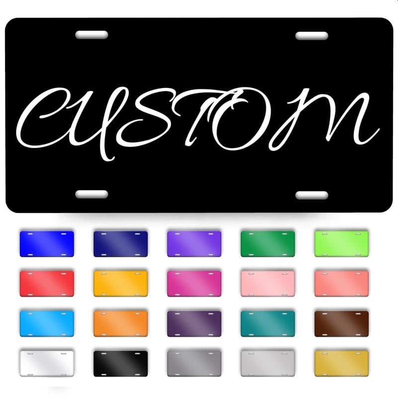 Amazon.com: Personalized License Plate Custom License Plate Cover for ...