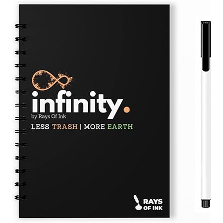 Infinote Classic Reusable Stone Paper Smart Notebook - Includes 1 ...
