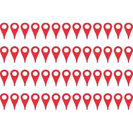 Amazon.com: StickerTalk Map Pointer Vinyl Stickers Numbered 1-100, 1 ...