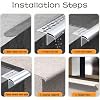 Aluminum Alloy Rain Diverter Gutters, 20 36 48 60 72 80 88 92 96 In ...