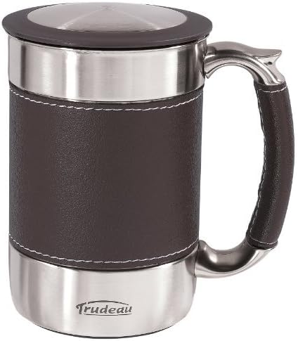 Amazon.co.jp: 【並行輸入品】Trudeau Board Room Desk Mug Brown Leatherette ...