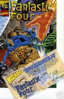 Fantastic Four Comic - Wizard No. 1/2 Special Edition: Nonstated ...