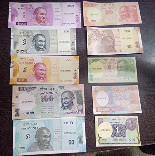 Buy Bangalore Print Dummy Currency Notes Class Room Kit (Total 150 ...