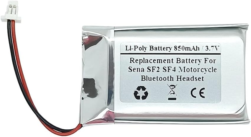 Amazon.com: STARTONG 850mAh 3.7V Replacement Battery for Sena SF2 SF4 ...