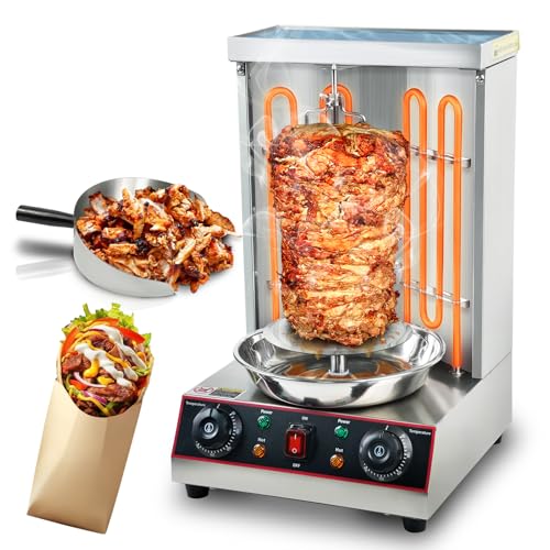 Electric Shawarma Grill Vertical Rotisserie Oven Broiler Gyro Doner ...