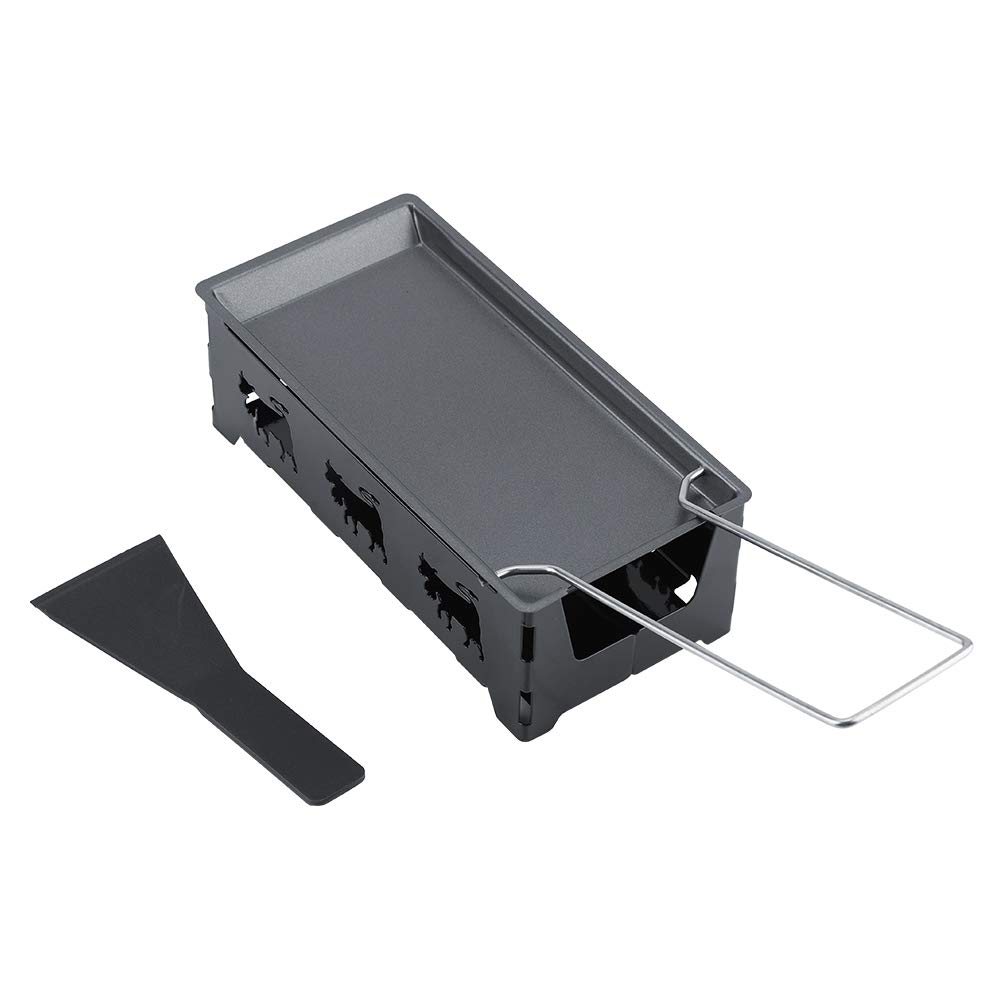 Four Mini Pizza Raclette Mini Raclette Cheese Melter Set - Portable ...