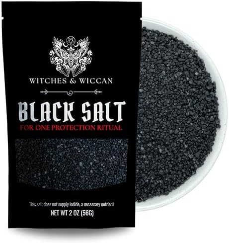 Amazon.com : Black Salt for Protection Rituals, Wiccan Supplies, Sal ...