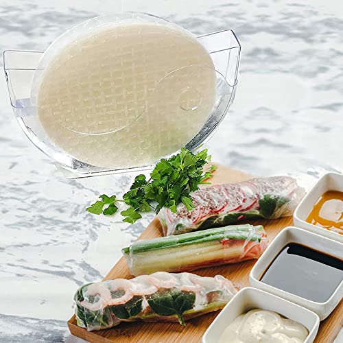 Snapklik.com : Rice Paper Water Bowl Dipper Spring Roll Water Bowl Rice ...