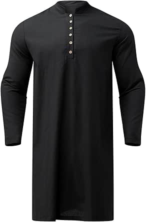 Muslim Clothes Thobes for Men Middle East Long Sleeve Saudi Arab Kaftan ...