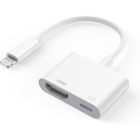 Lightning to HDMI Adapter 【Apple MFi Certified】 iPhone and iPad HDMI ...