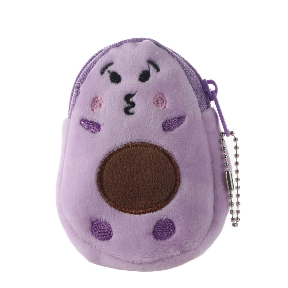 Amazon.com: Plush Purses Fashion Children Small Coin Purse Cute Avocado ...