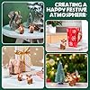 Amazon.com: 5PCS Mini Reindeer Figurines for Crafts: Christmas Elk ...