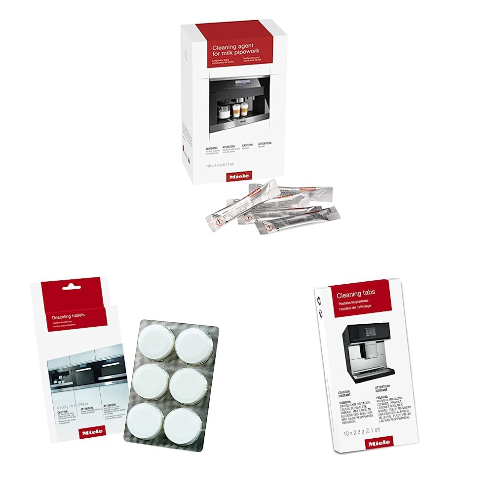 Amazon.com: Miele Pipework Cleaner for Coffee Machines, 100 Sachets ...