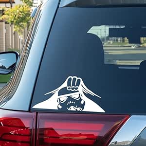 Amazon.com - Peeking stormtrooper Sticker Vinyl Decal Gift Car Bumper ...