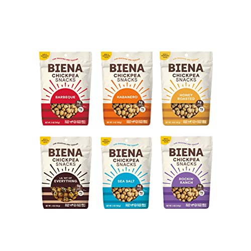 Snapklik.com : Biena Crispy Roasted Chickpea Snacks, Barbecue, High ...