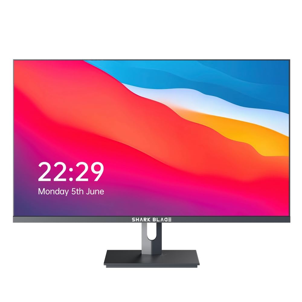 Amazon.com: SHARK BLADE 24" Full HD IPS Monitor, Computer Monitors 75Hz ...
