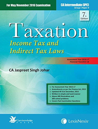Buy Taxation – Income Tax And Indirect Tax Laws Book Online at Low ...