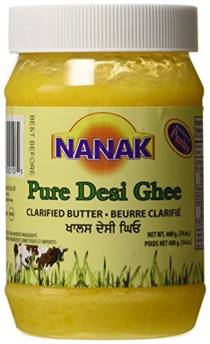 Amazon.com : Nanak Pure Desi Ghee, Clarified Butter, 14-Ounce Jar (Pack ...