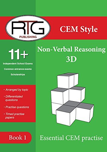 RTG CEM 3D: Non-Verbal Reasoning, Book 1: Prajay Harji, Unknown Author ...