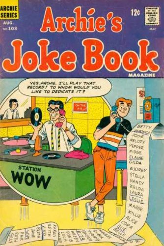 Archie's Joke Book #103 (Archie's Joke Book Magazine, August 1966 ...