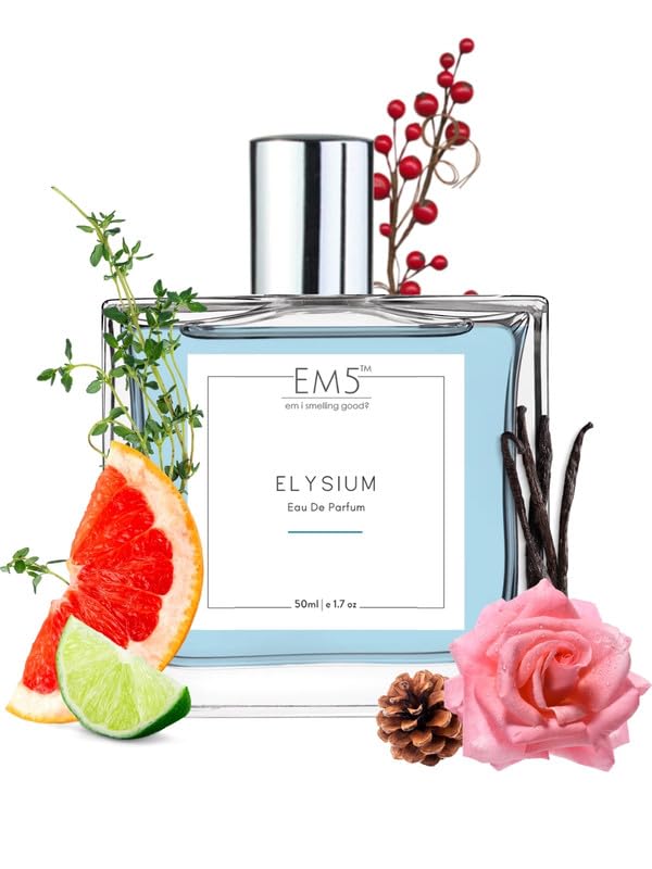 Buy EM5 Elysium Perfume for Men | Aromatic Citrus Amber Fresh Spicy ...