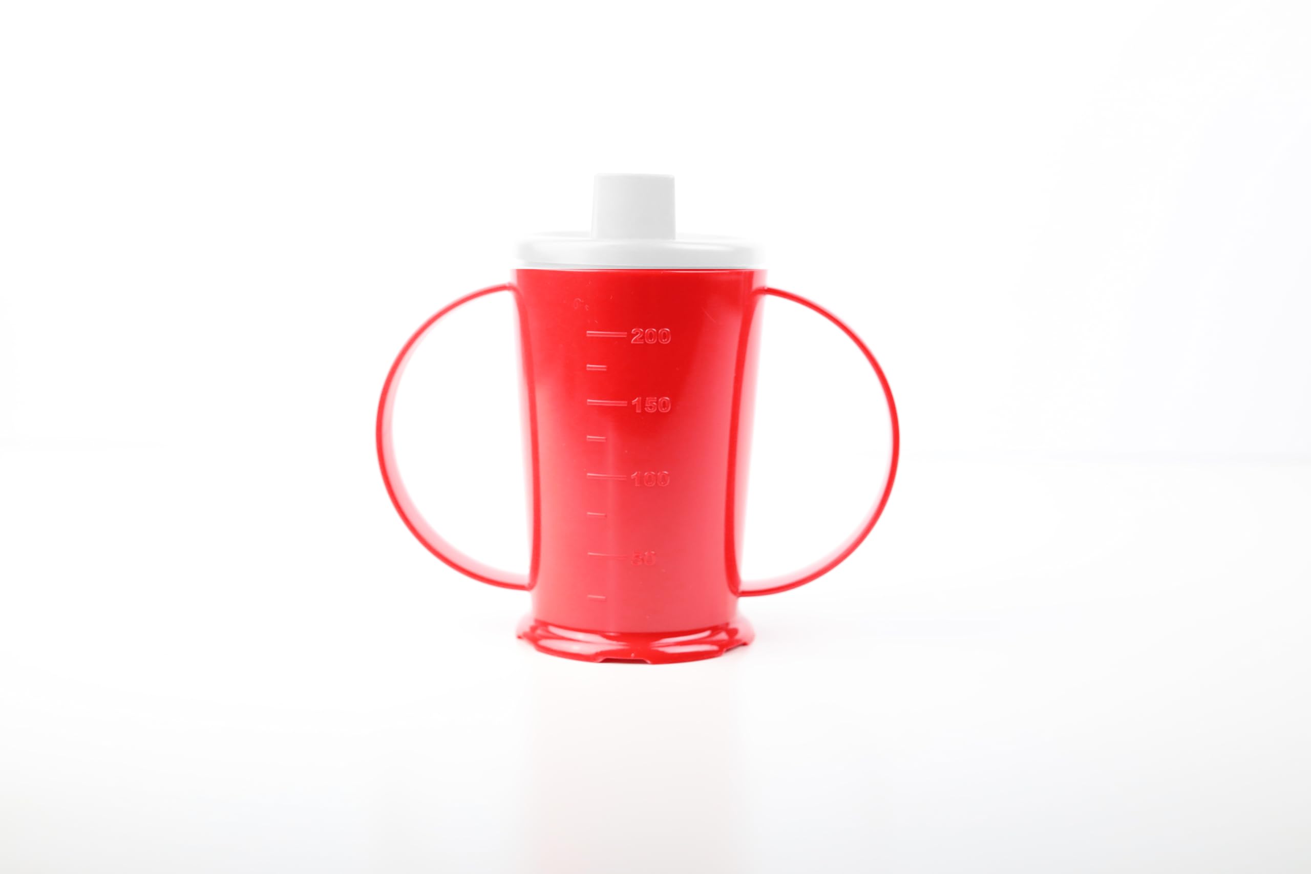 Harfield Red 2 Handled Beaker & Wide Spout Reusable Virtually ...