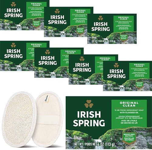 Amazon.com : Irish Spring Original Deodrant Soap Unisex Soap, 3.75 Oz ...