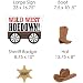 Amazon.com : Big Dot of Happiness Western Hoedown - Yard Sign and ...