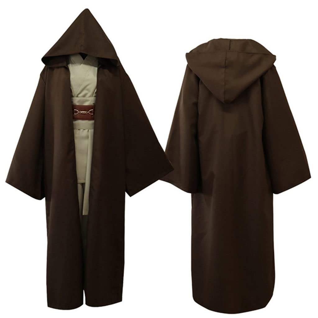 Buy Movie Star Jedi Knight Costume Cosplay Mace Windu Robe Obi Wan ...