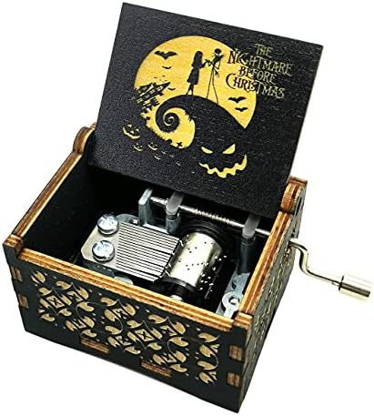 Cuzit This is Halloween Tune Wood Music Box Toy The Nightmare Before ...