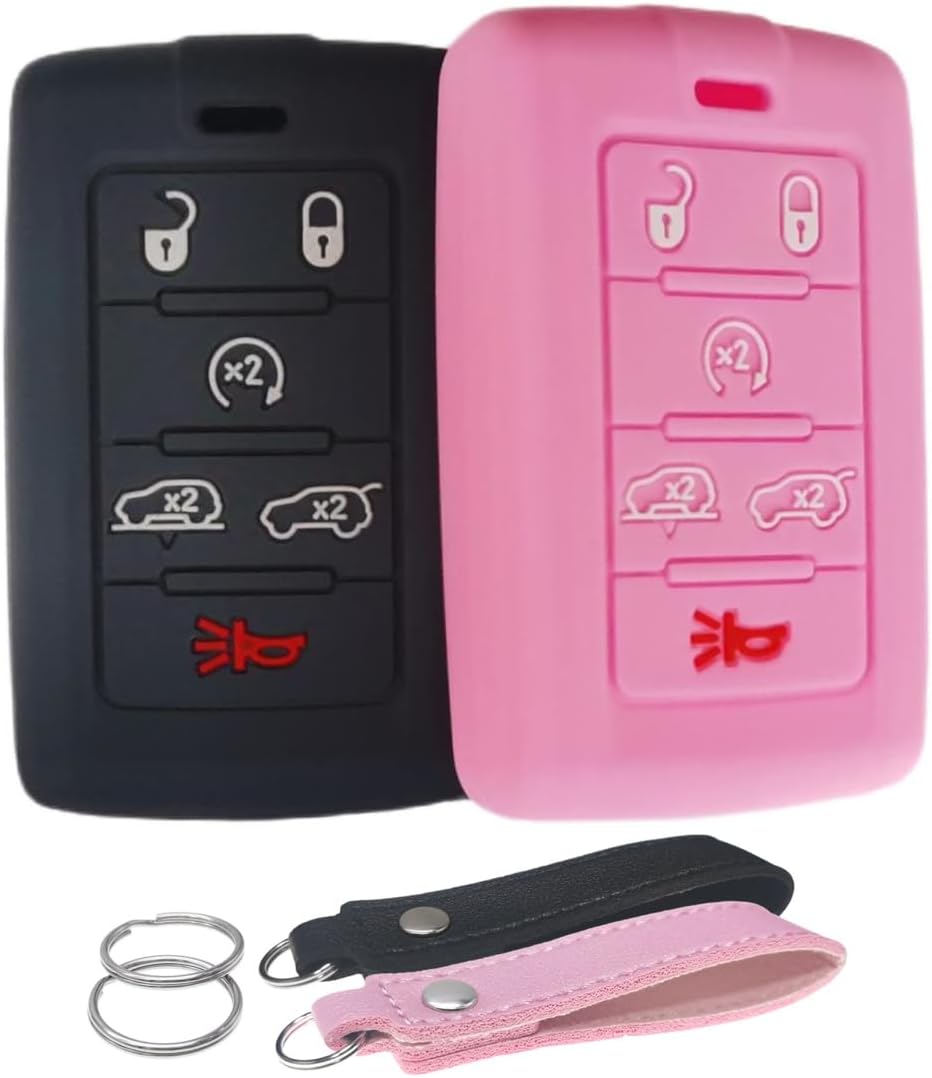 Amazon.com: ELOHEI Key Fob Cover for Jeep, Premium Soft Full Protection ...