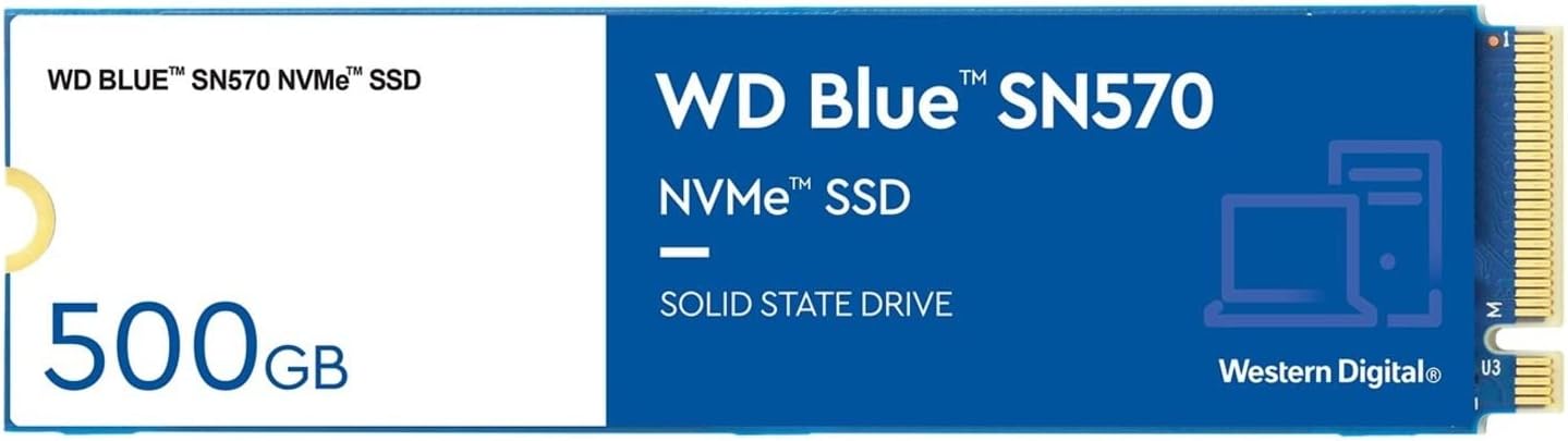 Amazon.com: Western Digital 500GB WD Blue SN5000 NVMe Internal Solid ...