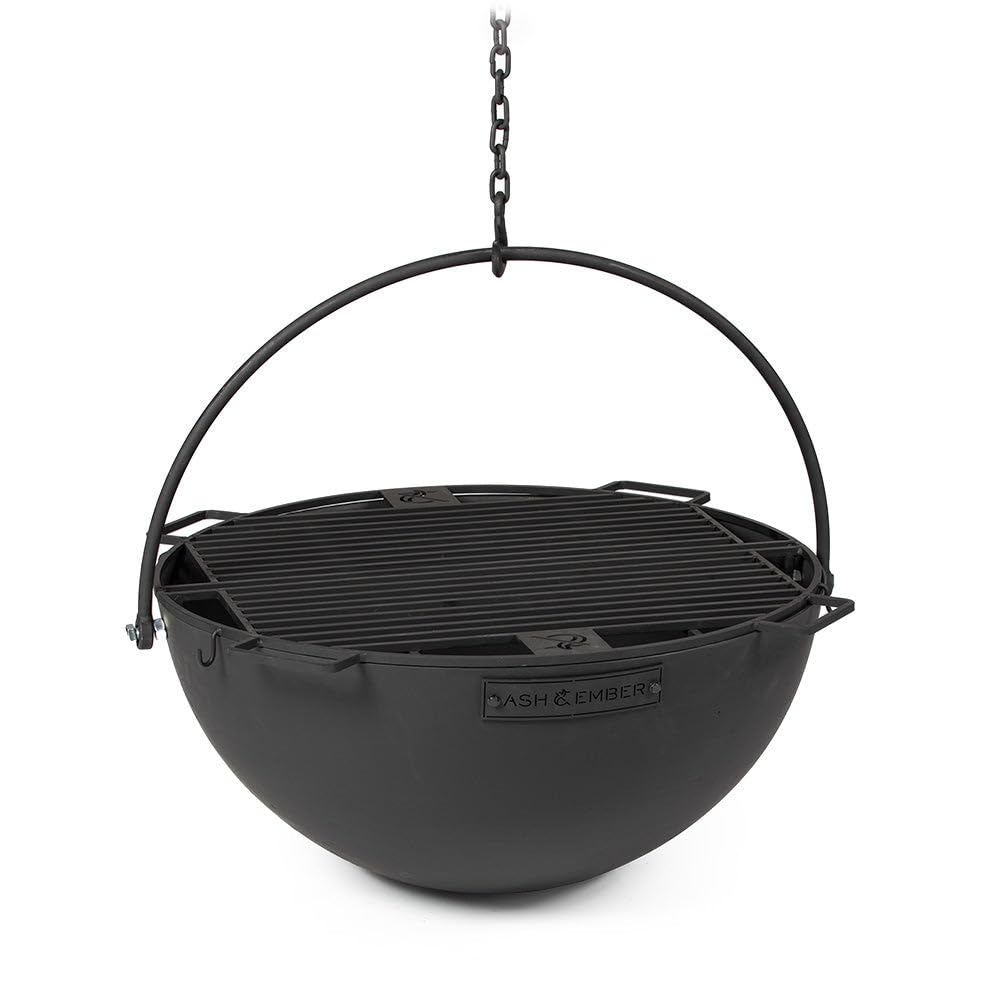 Buy TITAN GREAT OUTDOORSAsh & Ember 30" Cast Iron Cauldron Fire Pit ...