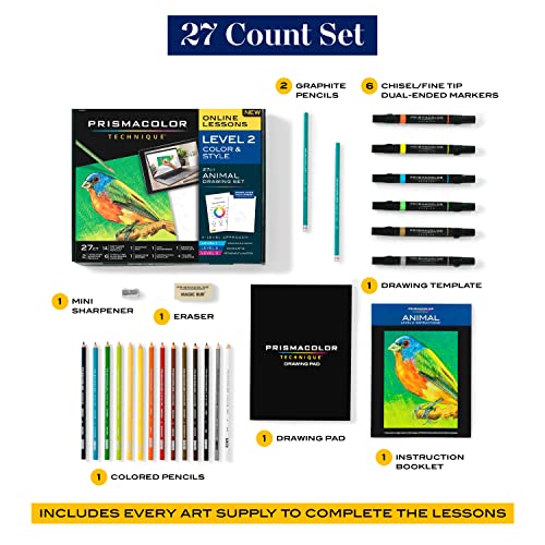 Snapklik.com : Prismacolor Technique Digital Art Lessons, Animal ...