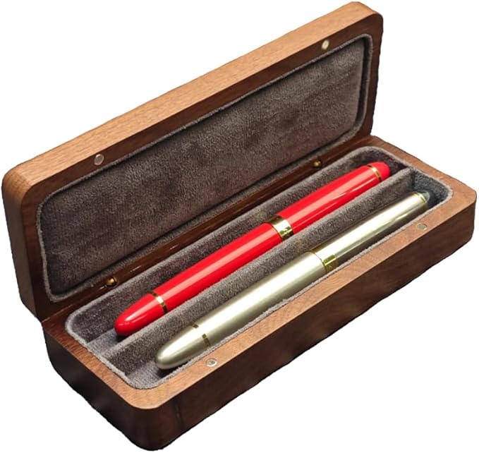 Amazon.com: 2Slots Fountain Pen Collector Organizer - Handmade Pen Case ...