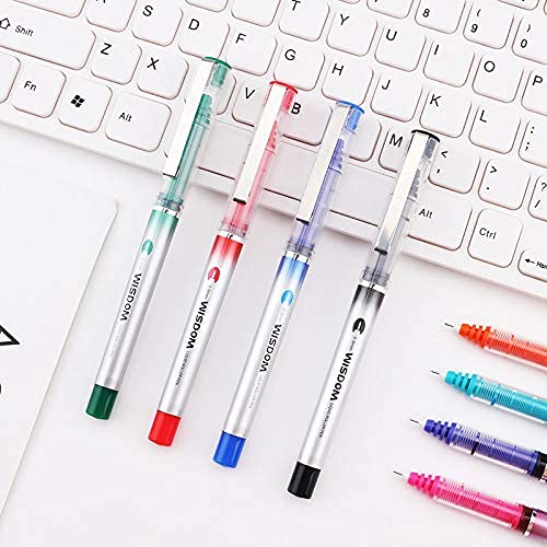 Original Baoke Luxury Signature Gel Pen 0.5mm (BLUE, RED) 12 Count ...