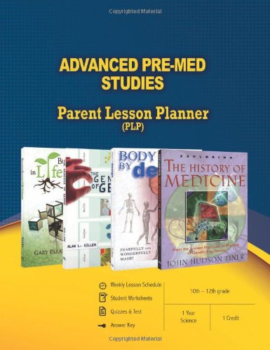 Advanced Pre-Med Studies Parent Lesson Planner: Master Books ...