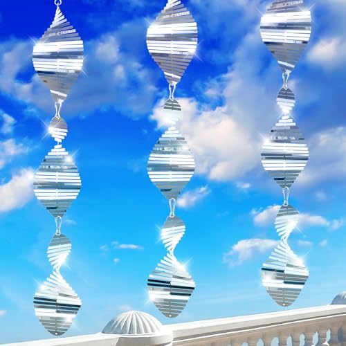 Amazon.com: 4 Strings Oval Metal Bird Discs Set, Holographic Highly ...