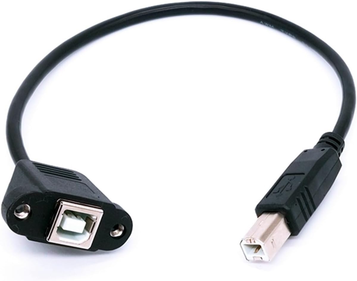Amazon.com: Square Port USB Printer Extension Cable with Ear, Computer ...